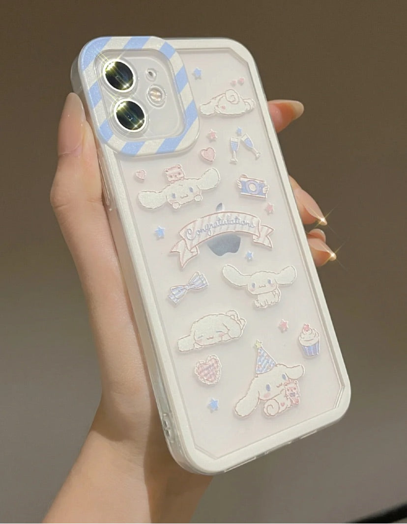 Cinnamoroll sticker style phone case | EverythingCuteClub