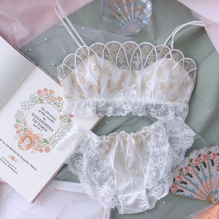 mermaid shell bralettes lingerie | EverythingCuteClub