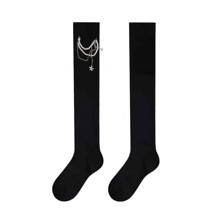 Y2K chain socks stocking | EverythingCuteClub